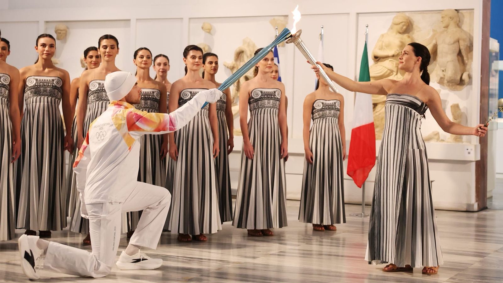 The Olympic Flame Is Lit in Ancient Olympia: The Milano Cortina 2026 ...